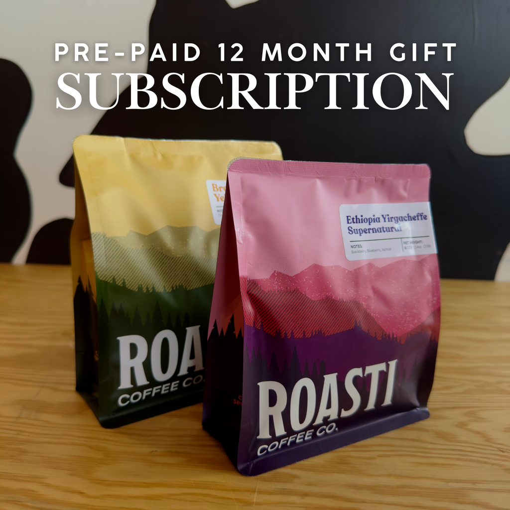 Twelve Month Gift Subscription Box | Roasti Coffee Co.